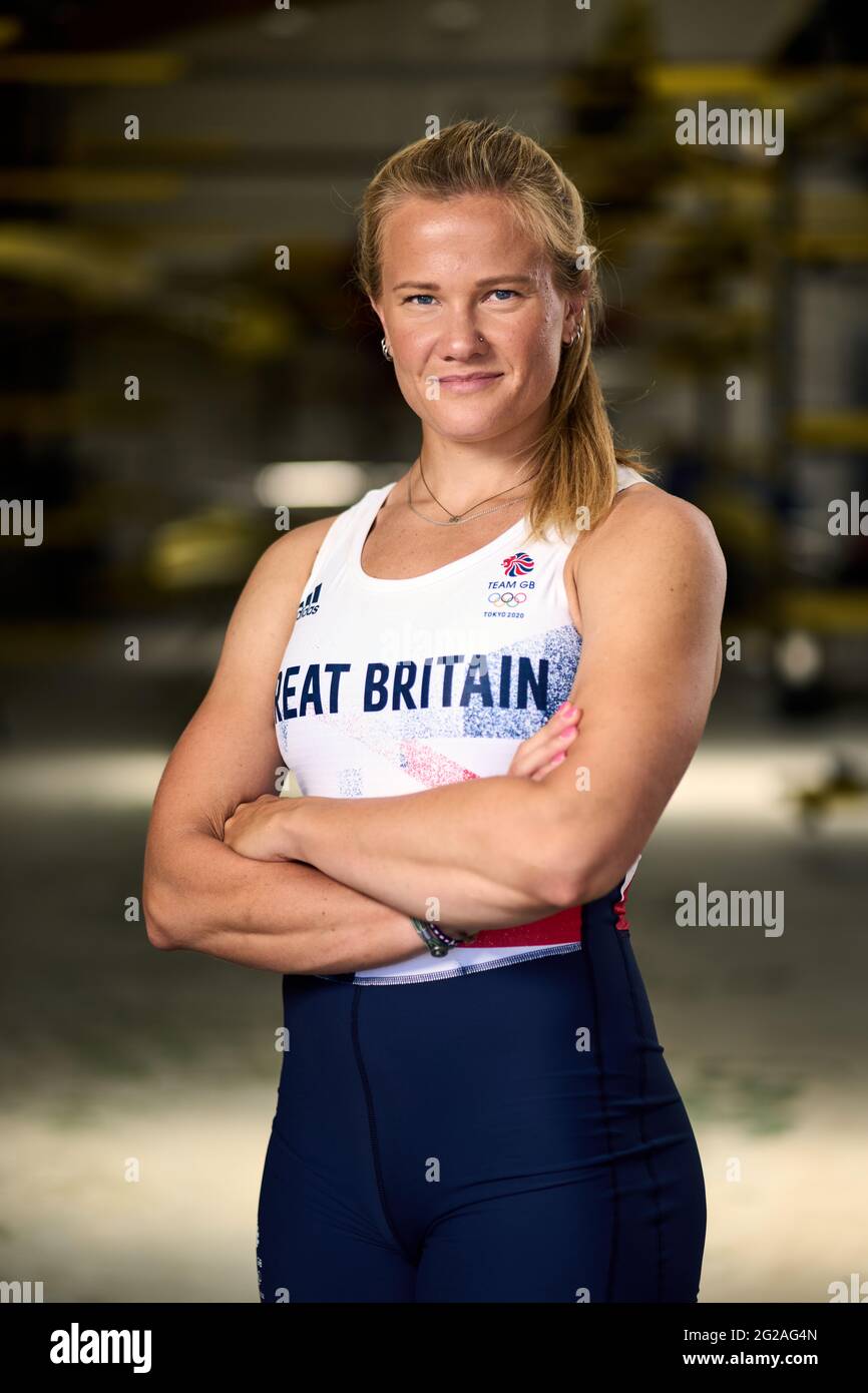 Great Britain's Caragh McMurtry during the Team GB Tokyo 2020 Rowing ...