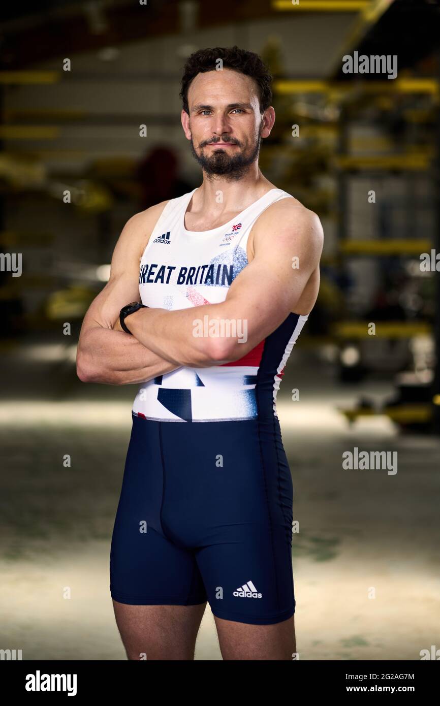 Great Britain's Joshua Bugajski during the Team GB Tokyo 2020 Rowing ...