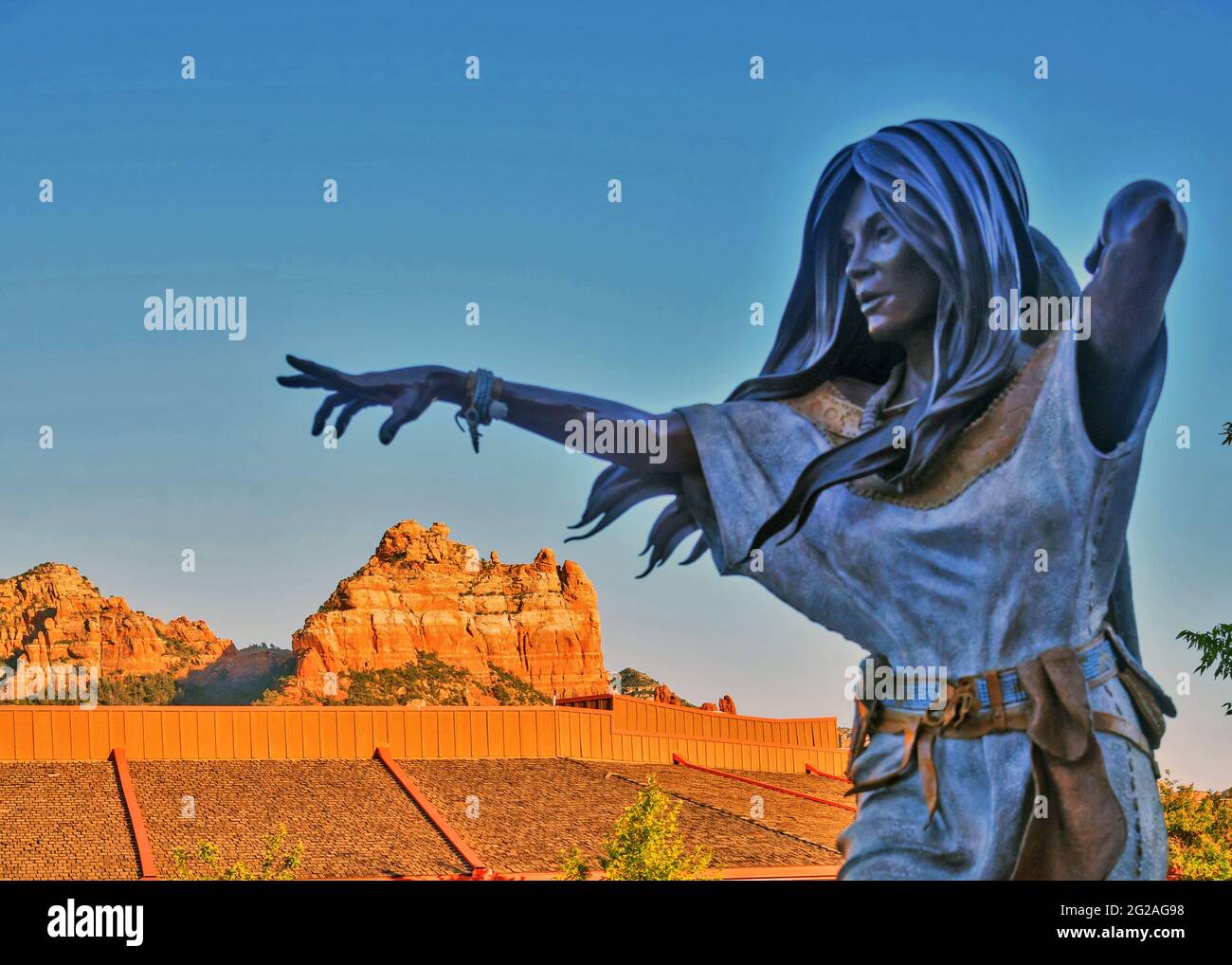 “Birdwoman: Sacagawea & Pomp” by John M. Soderberg, Sculpture , Sedona ...