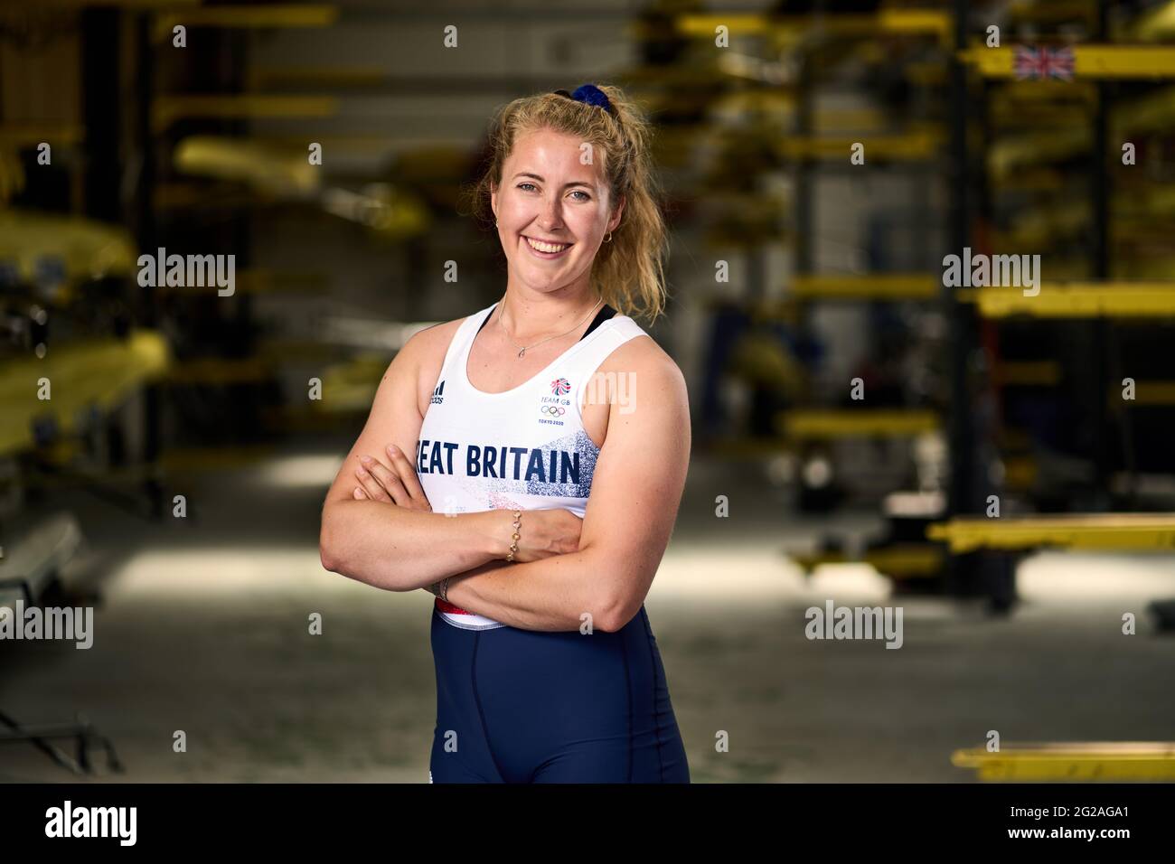 Great Britain's Mathilda Hodgkins-Byrne during the Team GB Tokyo 2020 ...