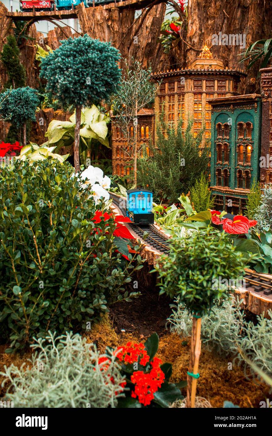 Toy train through nature hi-res stock photography and images - Alamy