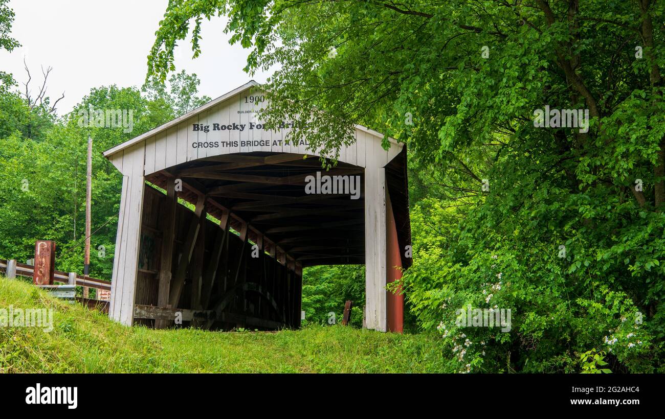 The Big Rocky Fork Bridge, also known as Murphy Bridge, is a single ...