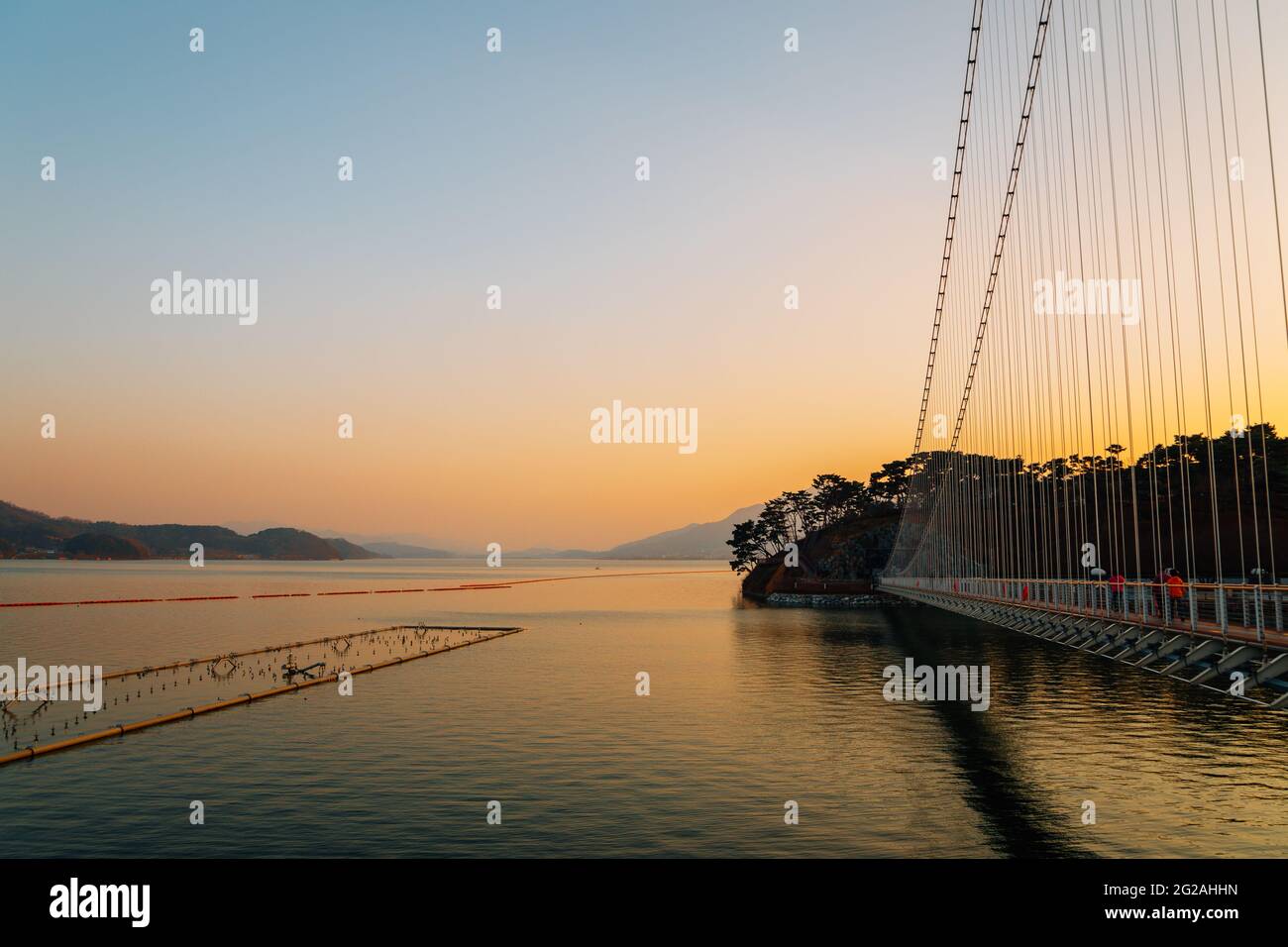 Yedangho suspension bridge hi-res stock photography and images - Alamy