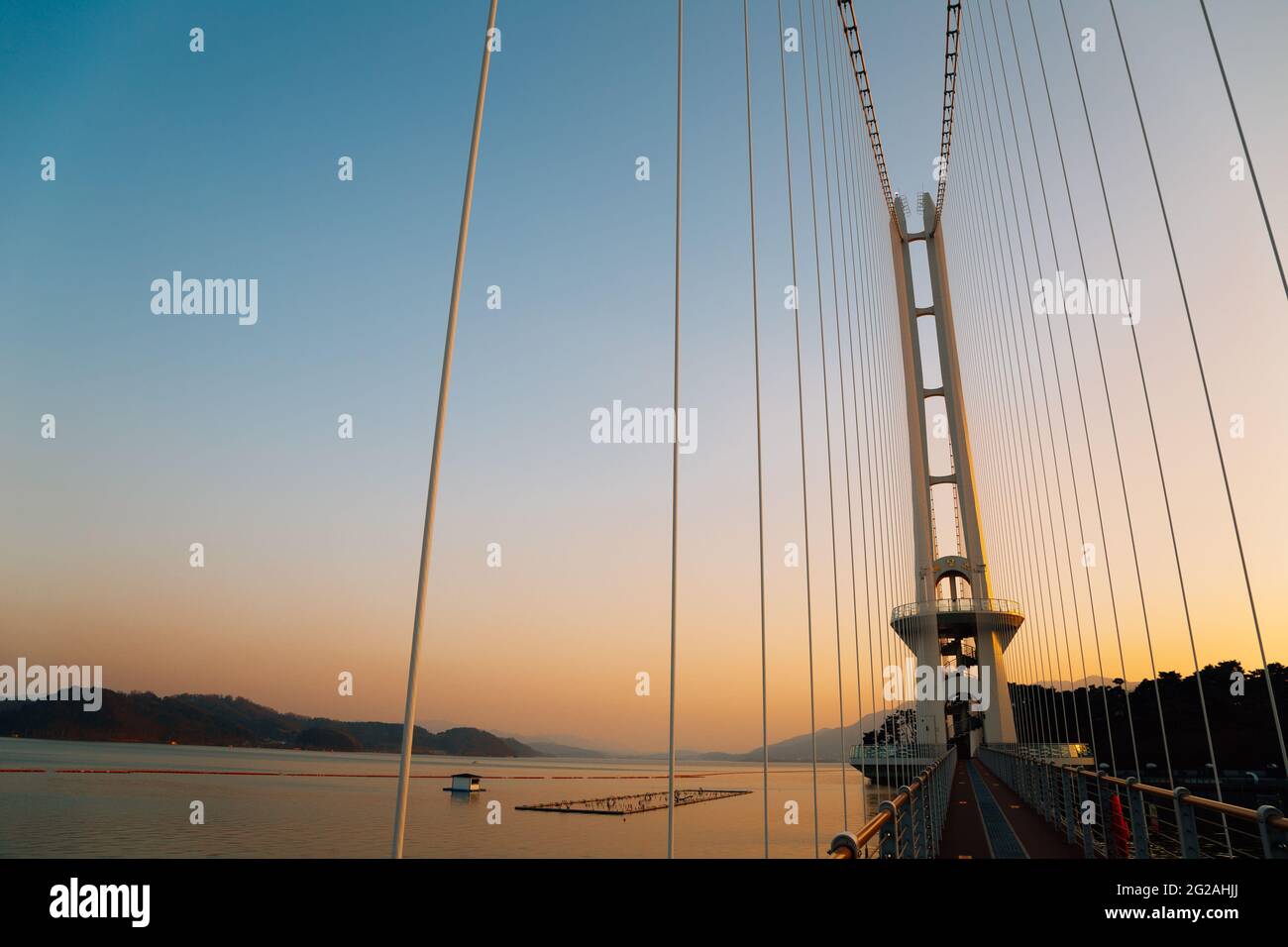 Yedangho suspension bridge hi-res stock photography and images - Alamy