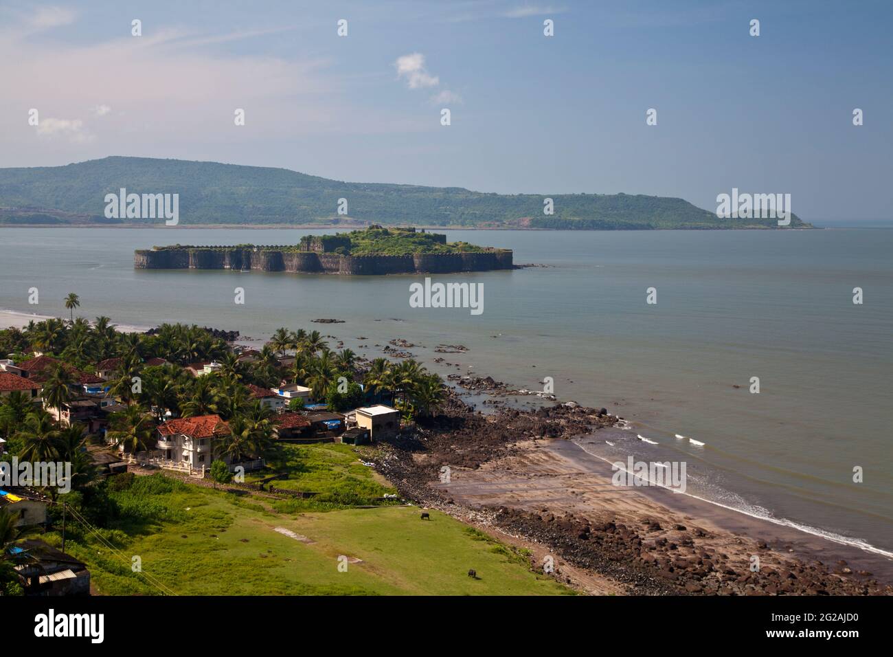 The island fortress of Janjira (circa 1140) built by the Siddis at ...