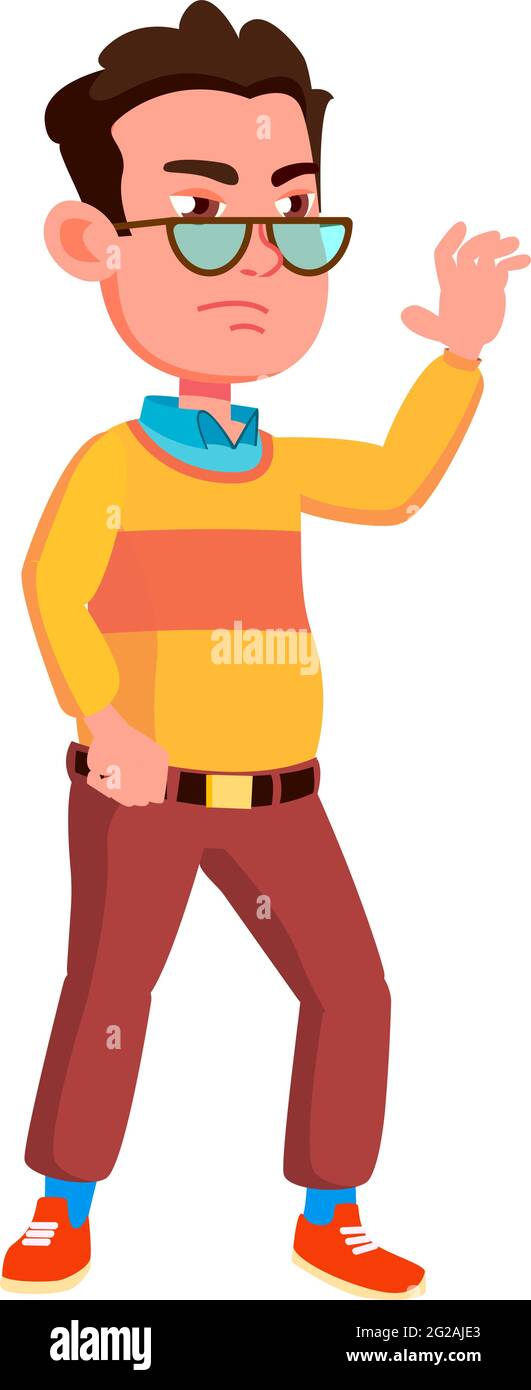 lab guy taking equipment from shelf cartoon vector Stock Vector Image ...