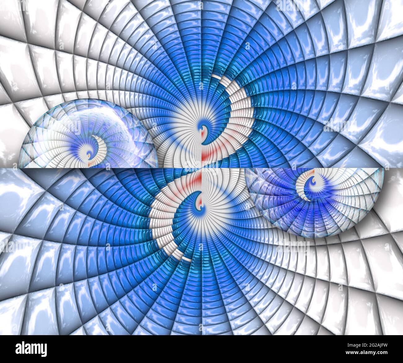 3D rendering combo artwork with puff pixels fractal and fractal buttons ...