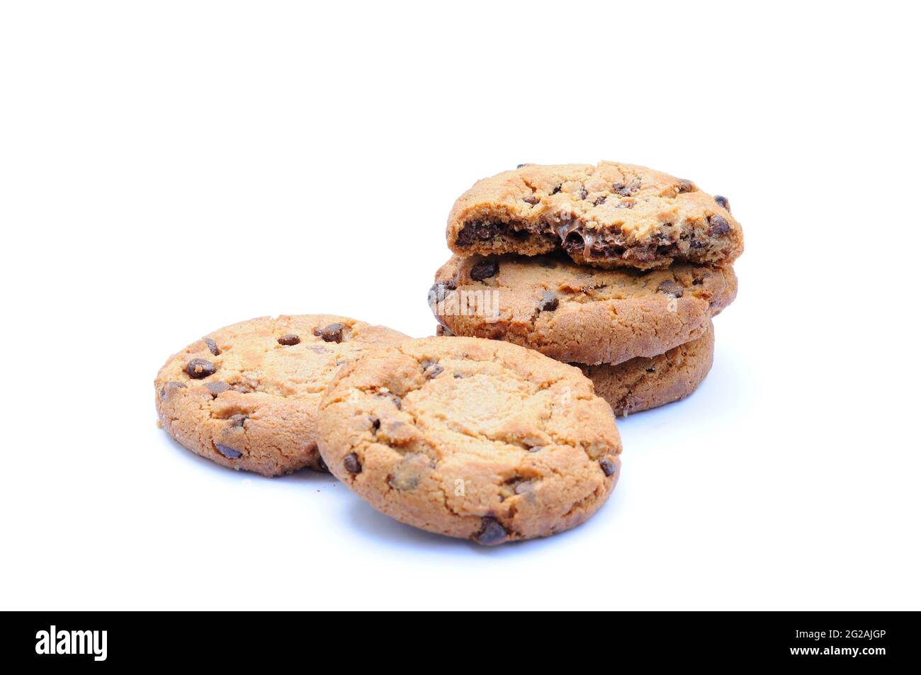 Nougatelli Cookies with Hazelnut Creme Stock Photo - Alamy