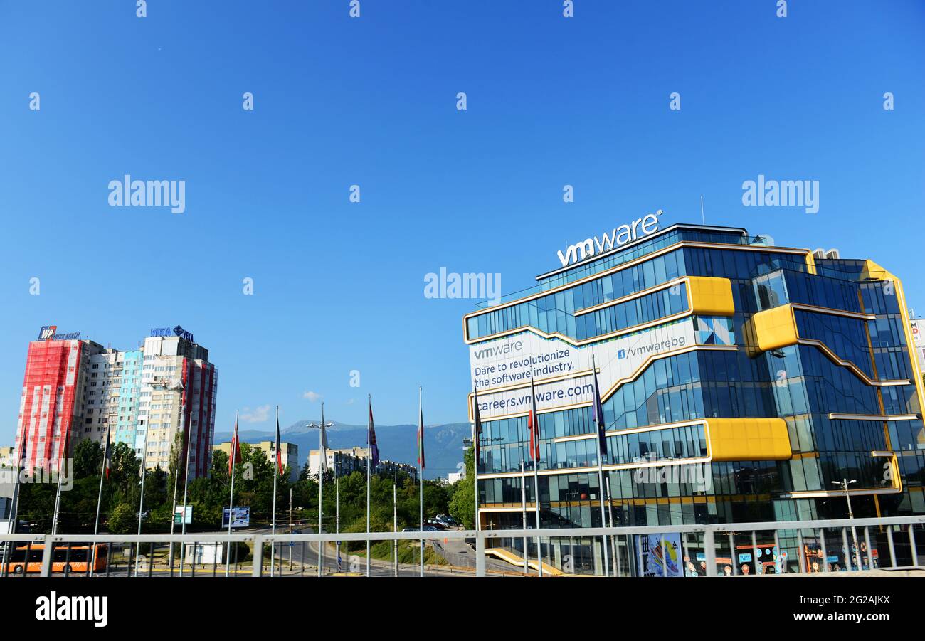 Vmware building in Sofia, Bulagaria Stock Photo - Alamy