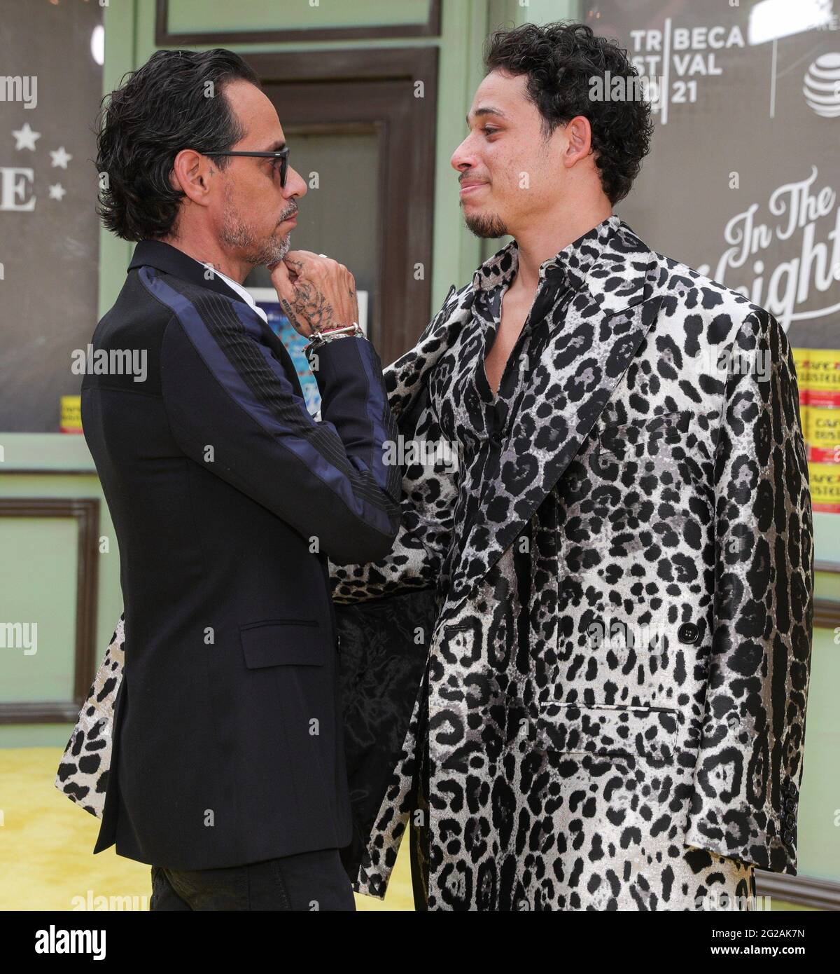 New York, NY, USA. 9th June, 2021. Marc Anthony, Anthony Ramos at ...