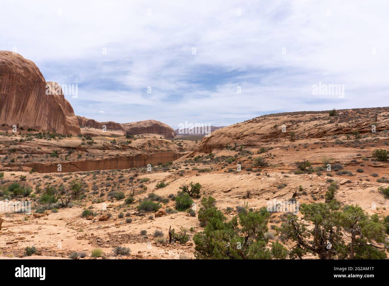 Sandstone cliffs in Moab, Utah Stock Photo - Alamy