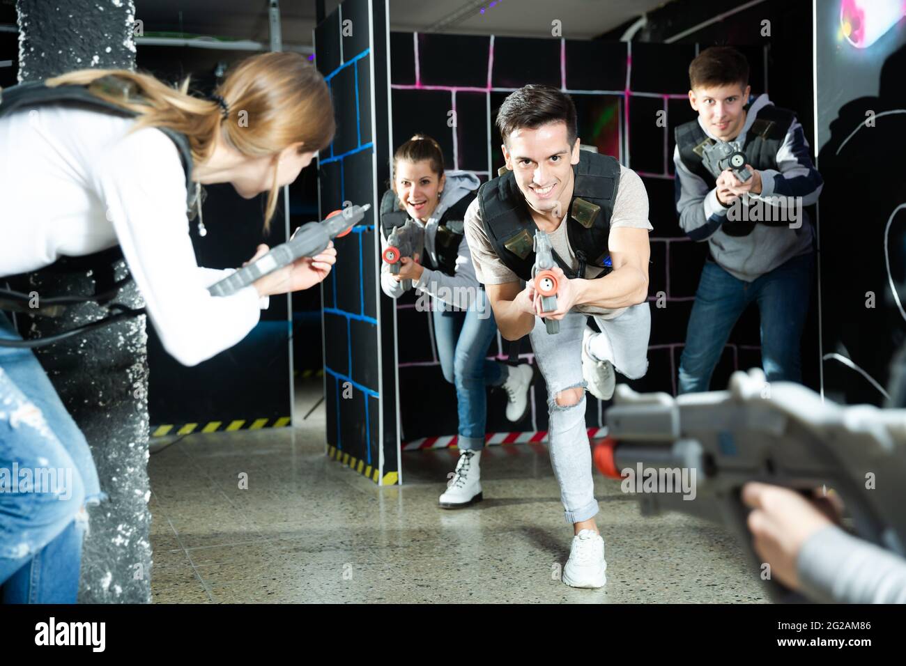 Laser tag arena hi-res stock photography and images - Alamy