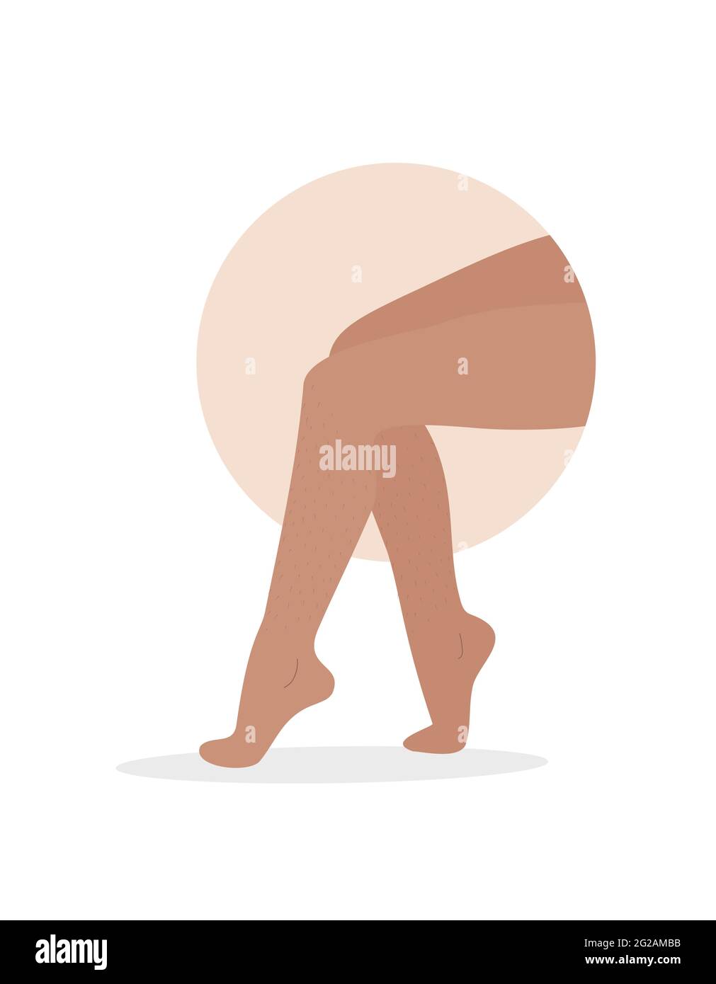 Cartoon female legs Cut Out Stock Images & Pictures - Alamy