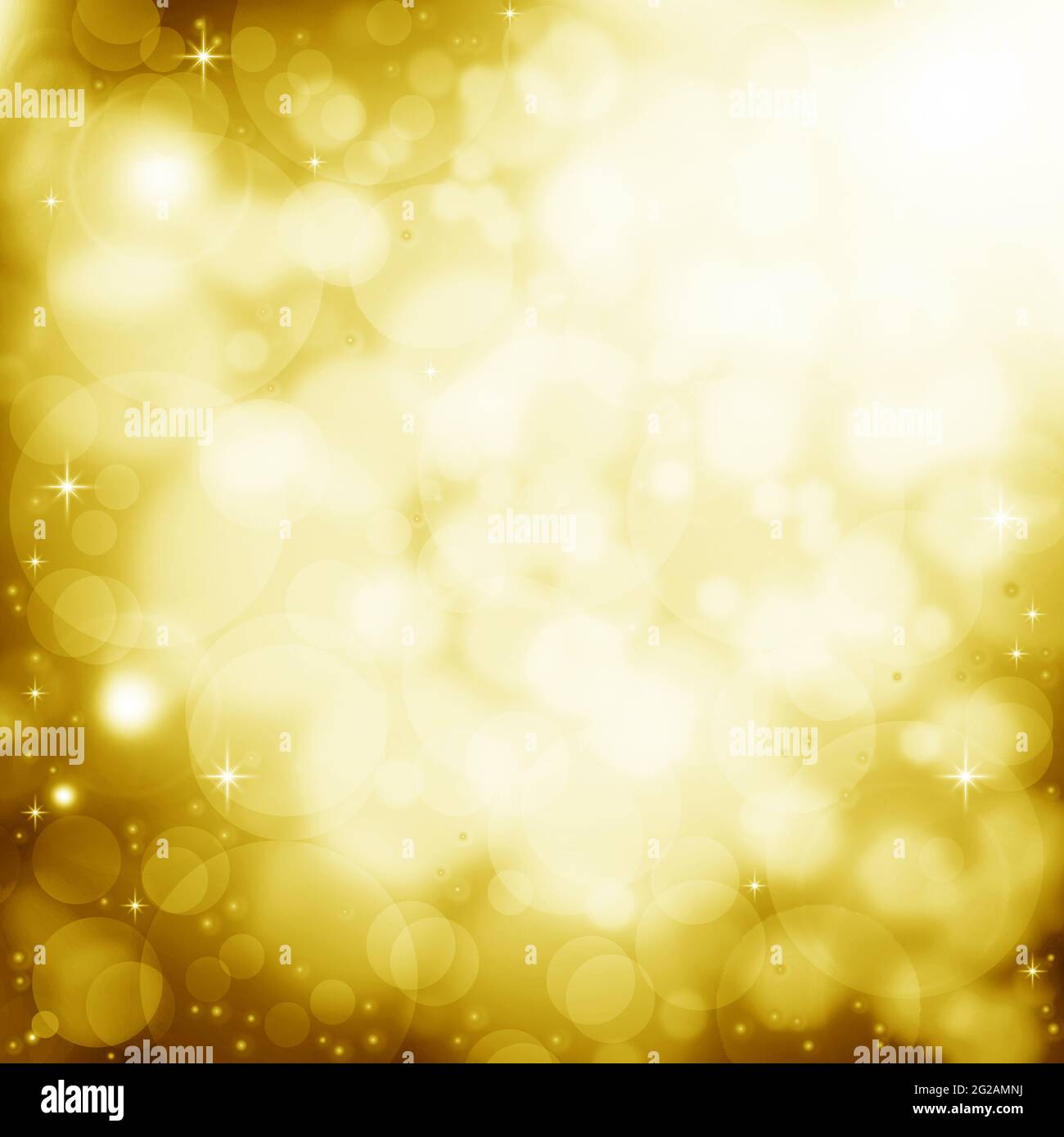 Abstract golden background with lens flare effect Stock Photo - Alamy