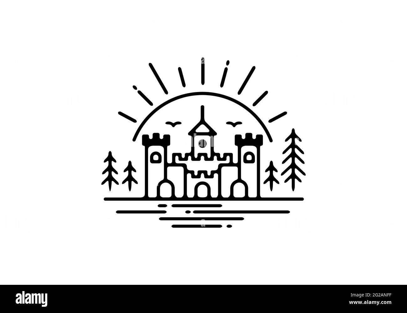 The kingdom hotel Stock Vector Images - Alamy