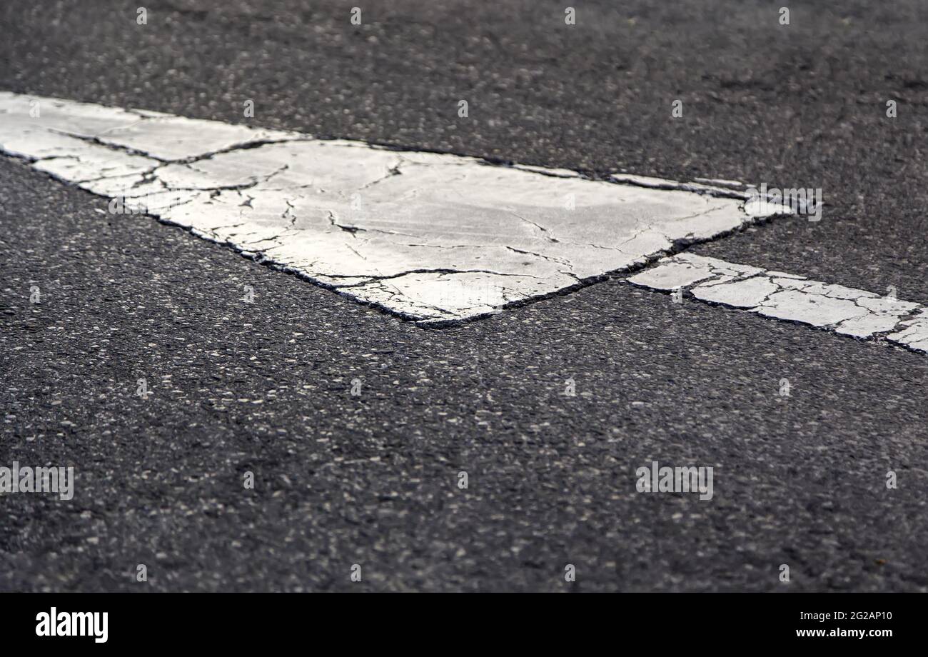 Detail of traffic signs for vehicles, information Stock Photo - Alamy