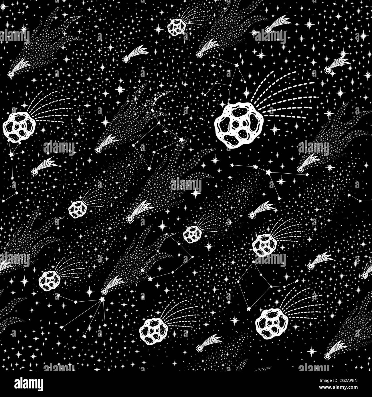 Seamless pattern celestial abstract symbol space.Astrology background ...