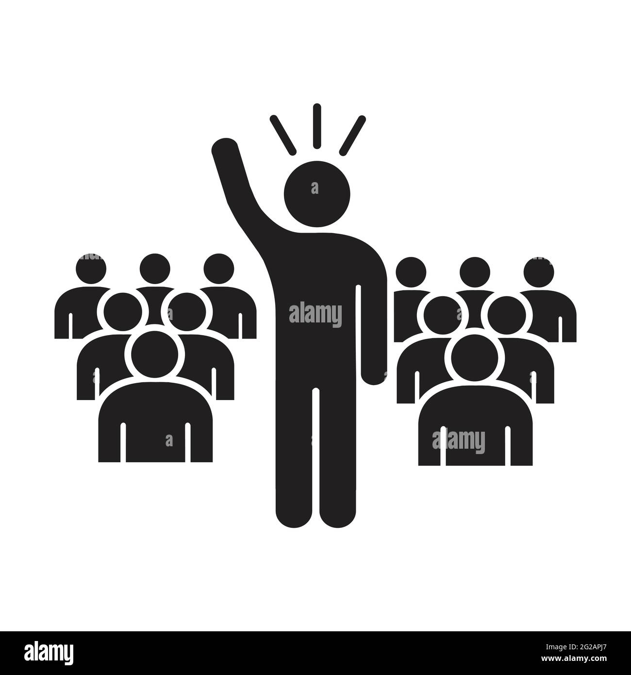 Leader icon vector for your web site design, logo, app, UI ...