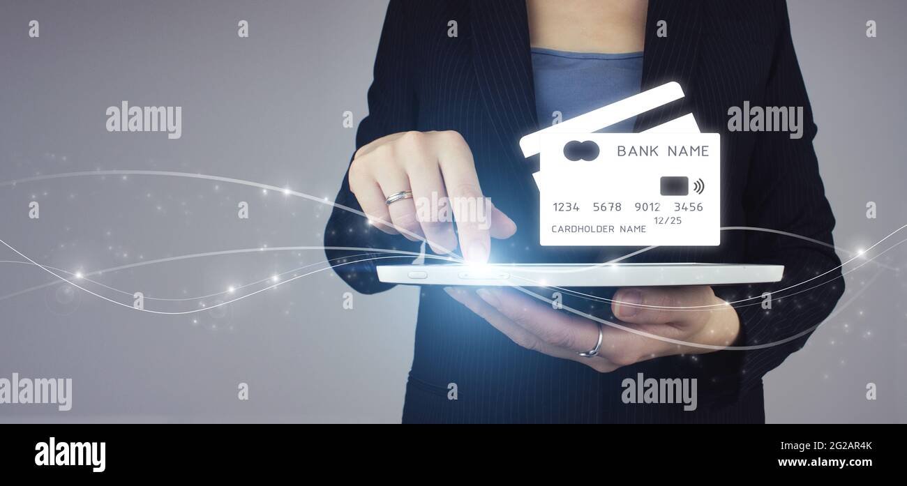 Hologram banking hi-res stock photography and images - Alamy