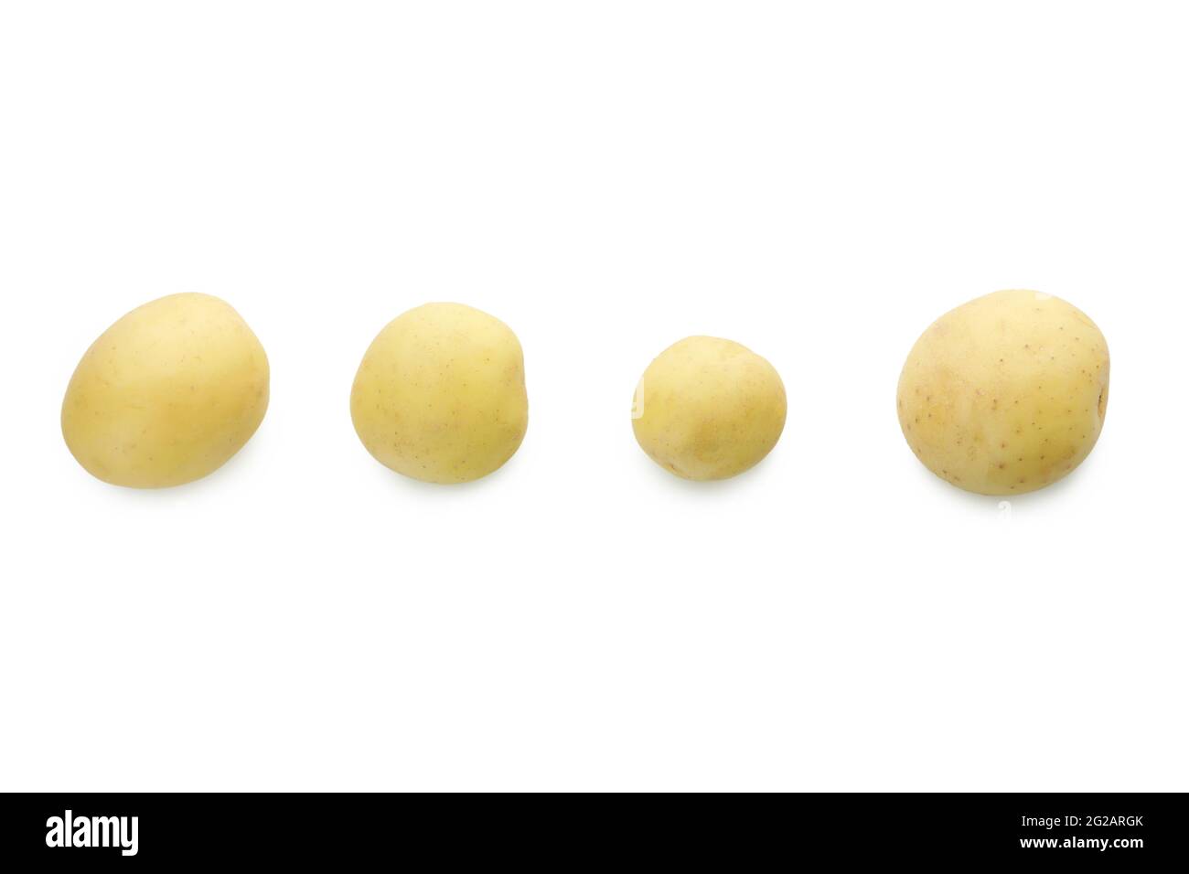 Tasty young potato isolated on white background Stock Photo - Alamy