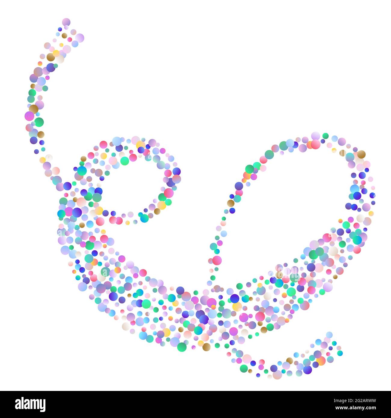 Bright colorful party polka. Explosion background of bright confetti ...