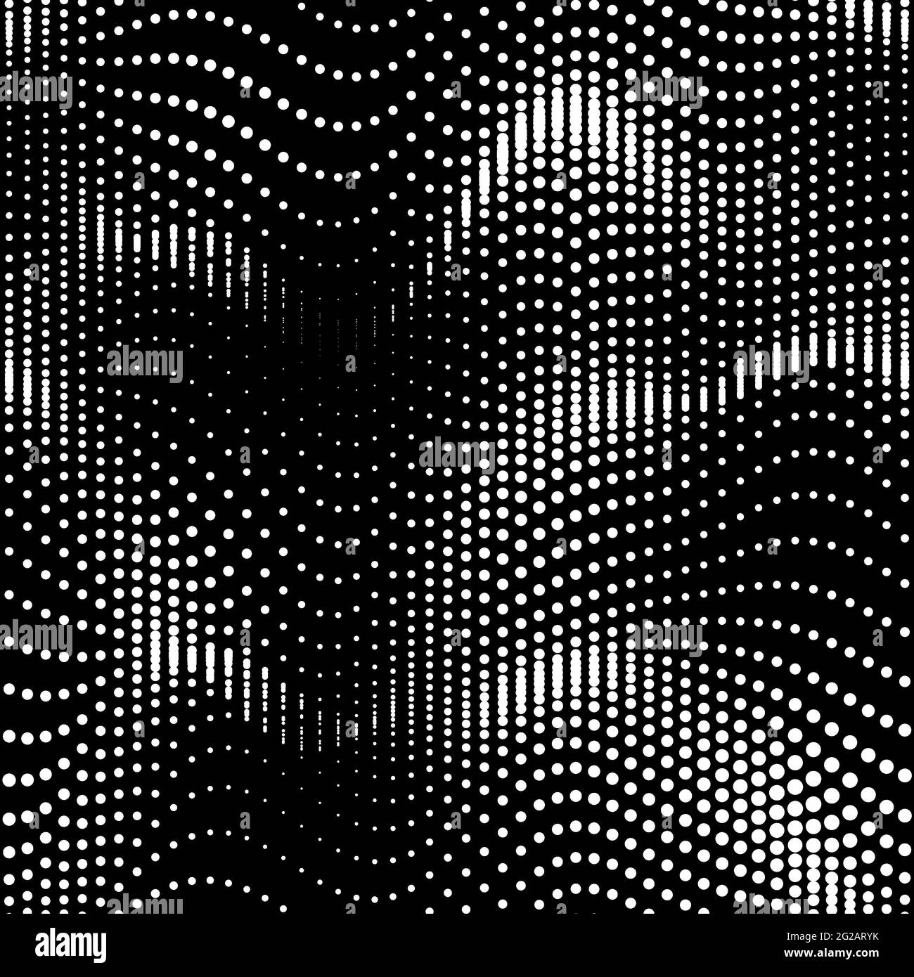 Seamless wavy array of dots pattern for print or digital use Stock ...