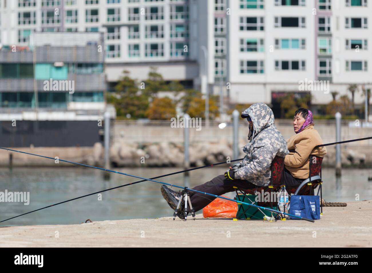 South korean fishing port hi-res stock photography and images - Alamy