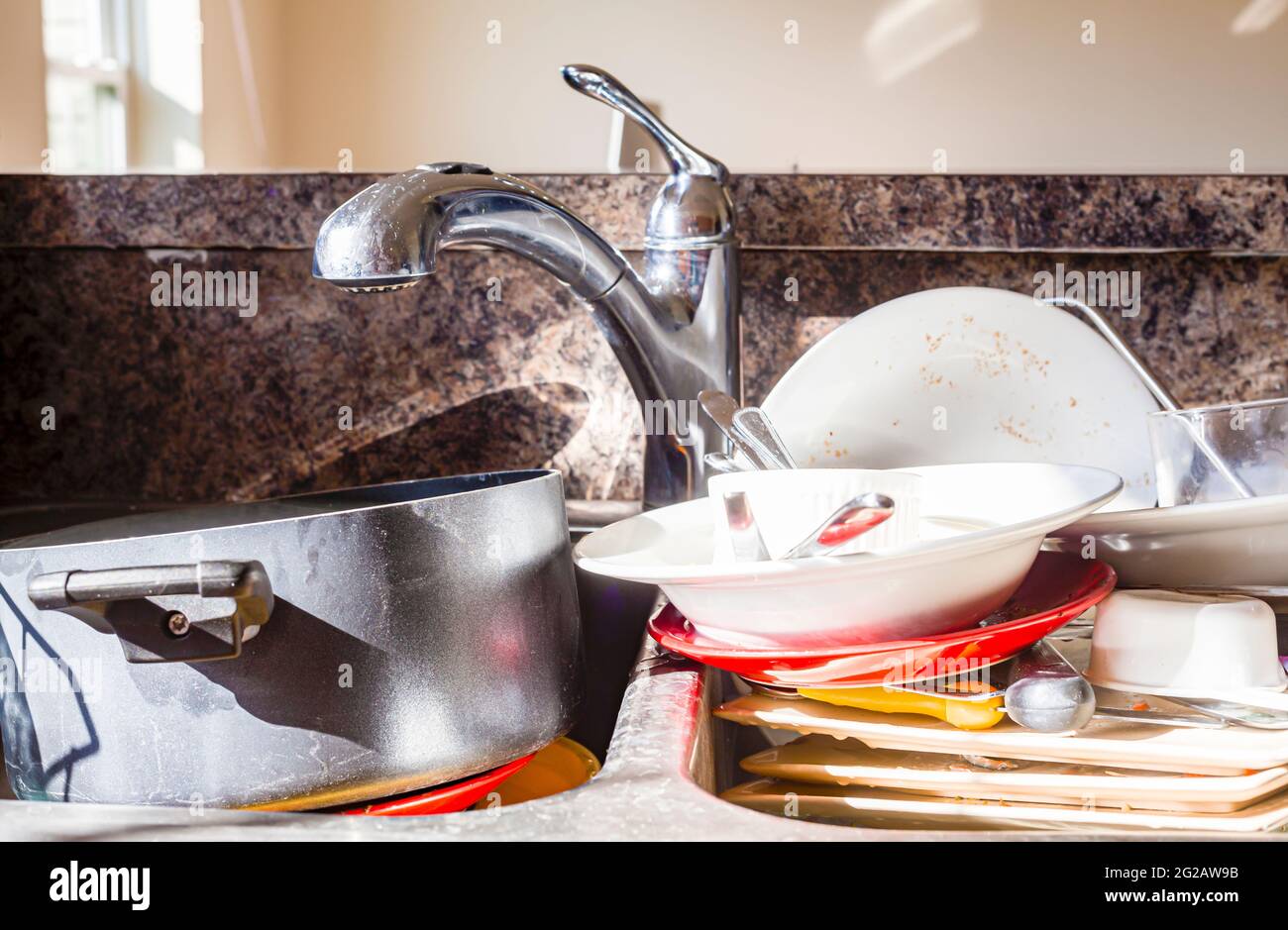 Dirty pots pans hi-res stock photography and images - Alamy