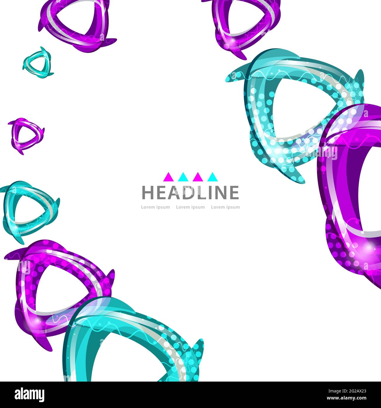 Brochure colorful header layout background template design Stock Vector ...