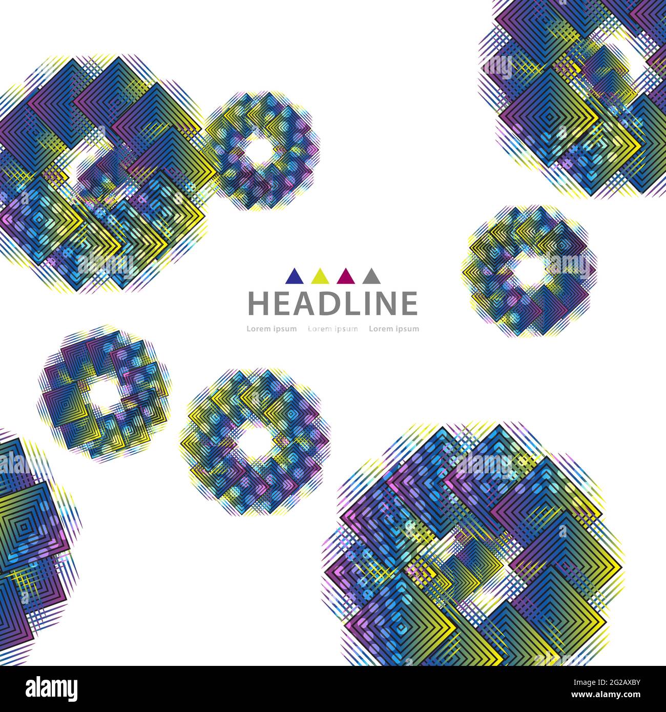 Brochure colorful header layout background template design Stock Vector ...