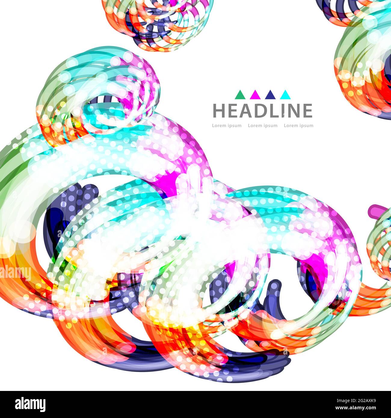 Brochure colorful header layout background template design Stock Vector ...