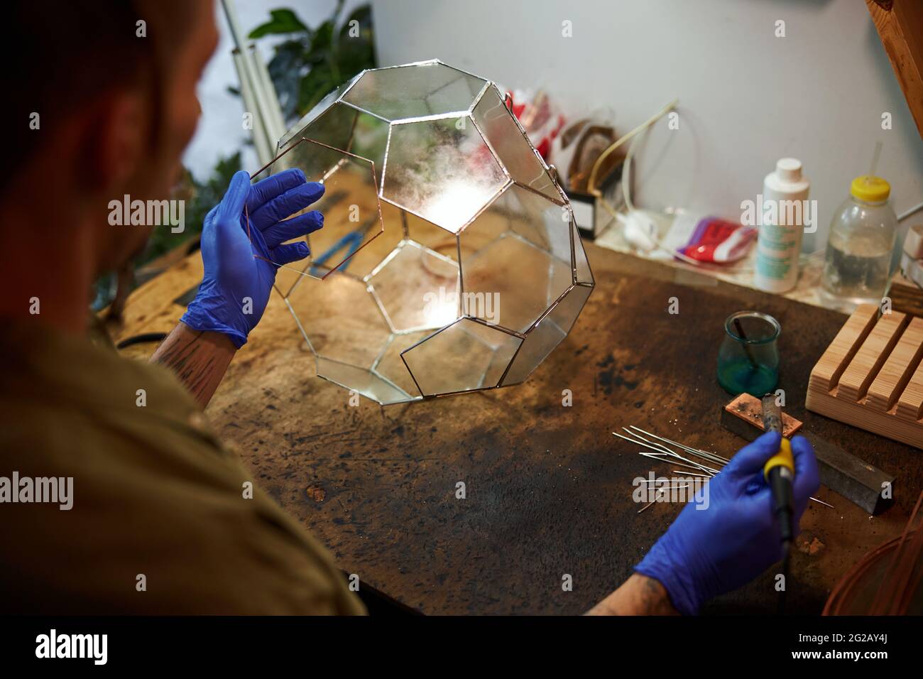 Glass florarium hi-res stock photography and images - Alamy