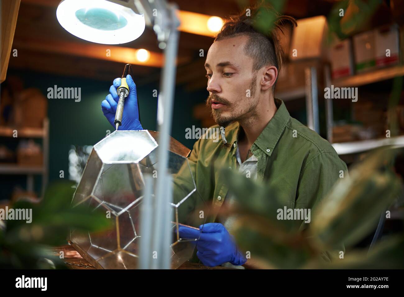 Glass florarium hi-res stock photography and images - Alamy
