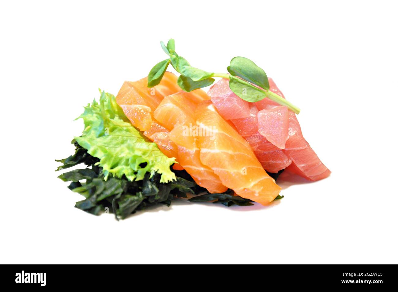 Closeup raw fish dish Cut Out Stock Images & Pictures - Alamy
