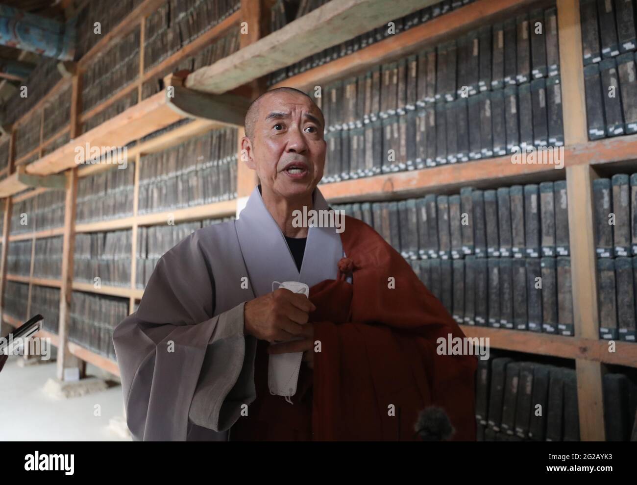 Tripitaka Koreana to open to public Ven. Hyeoneung, chief of Haein ...