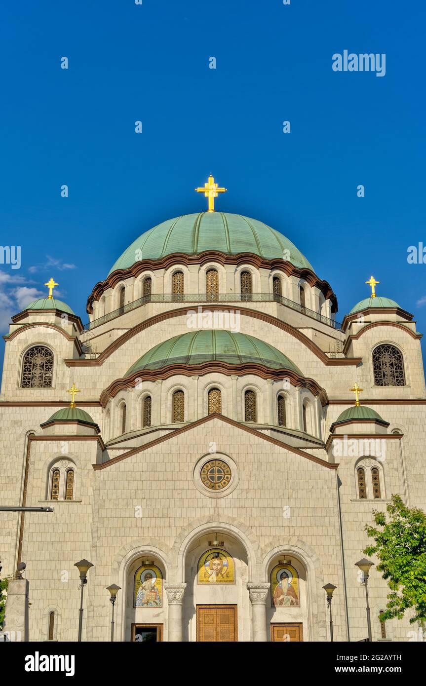 Saint Sava Cathedral, Belgrade Stock Photo - Alamy