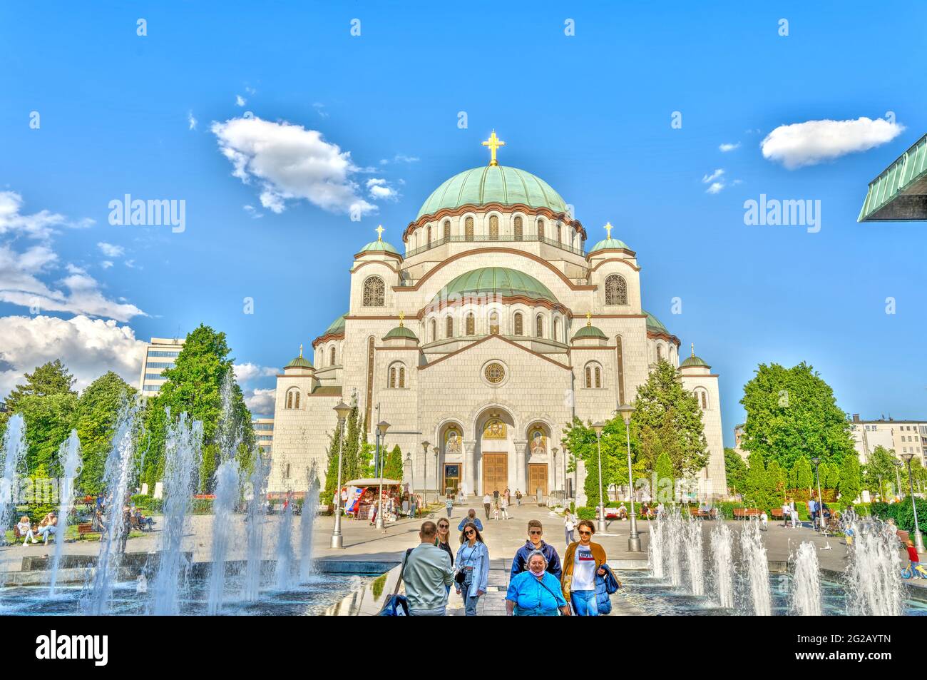 Saint Sava Cathedral, Belgrade Stock Photo - Alamy