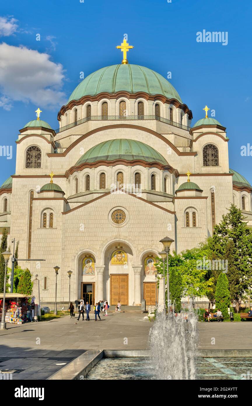 Saint Sava Cathedral, Belgrade Stock Photo - Alamy
