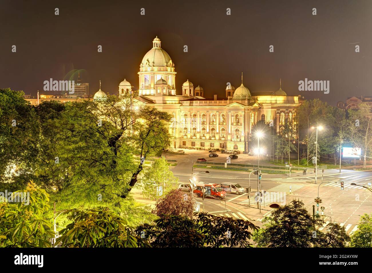 Belgrade landmarks, HDR Image Stock Photo - Alamy