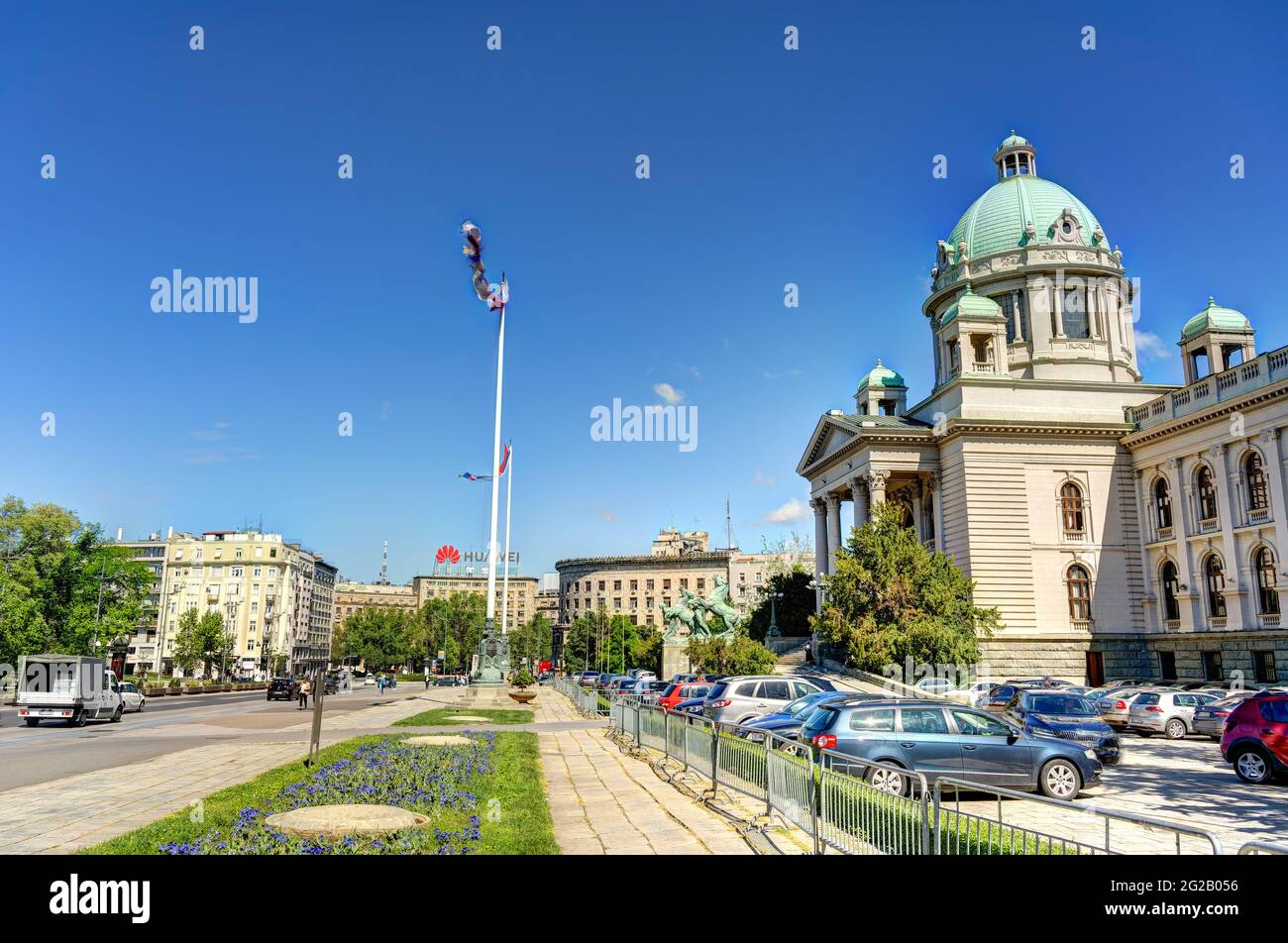 Belgrade landmarks, HDR Image Stock Photo - Alamy