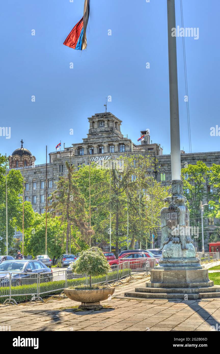 Belgrade landmarks, HDR Image Stock Photo - Alamy