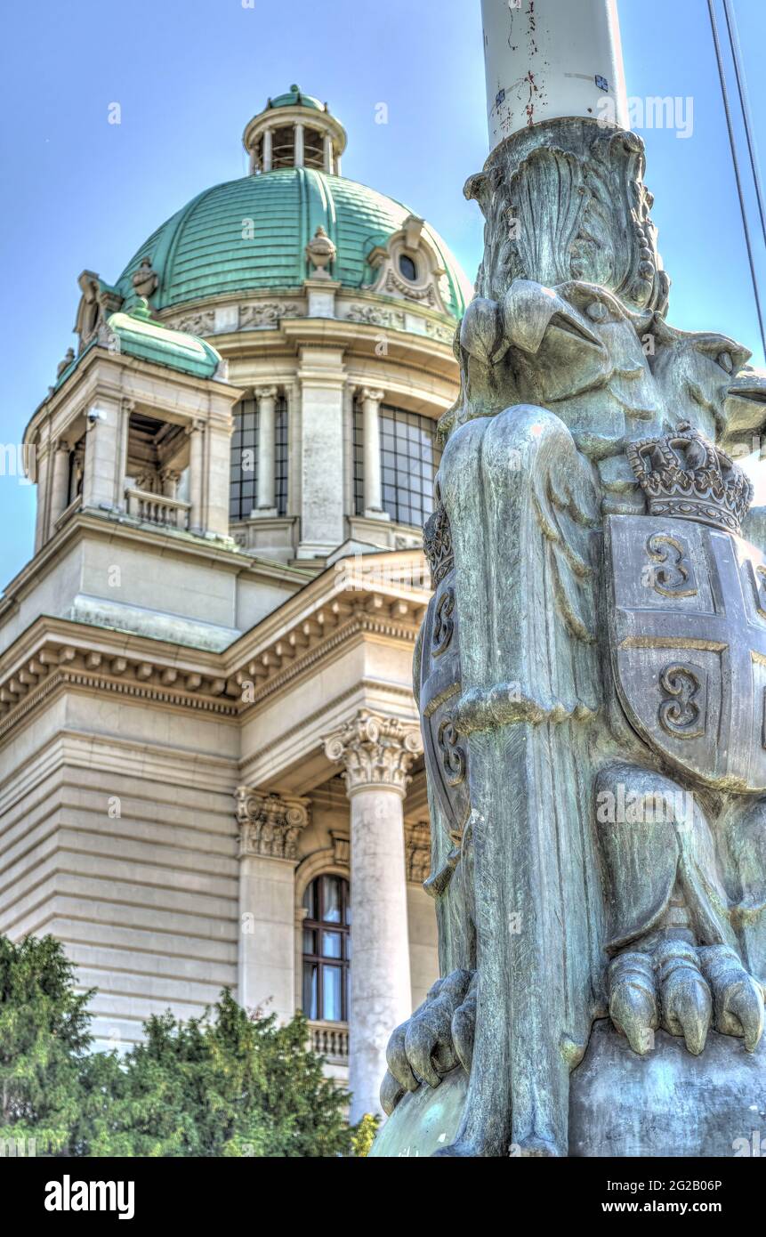 Belgrade landmarks, HDR Image Stock Photo - Alamy