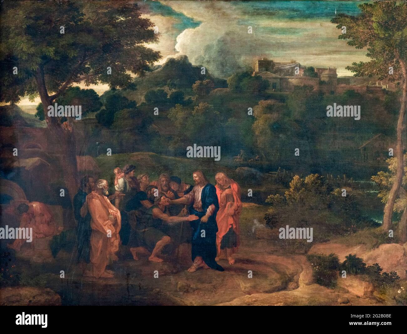 Jesus heals painting hi-res stock photography and images - Alamy