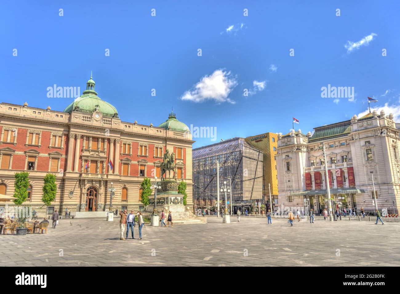 Belgrade landmarks, HDR Image Stock Photo - Alamy
