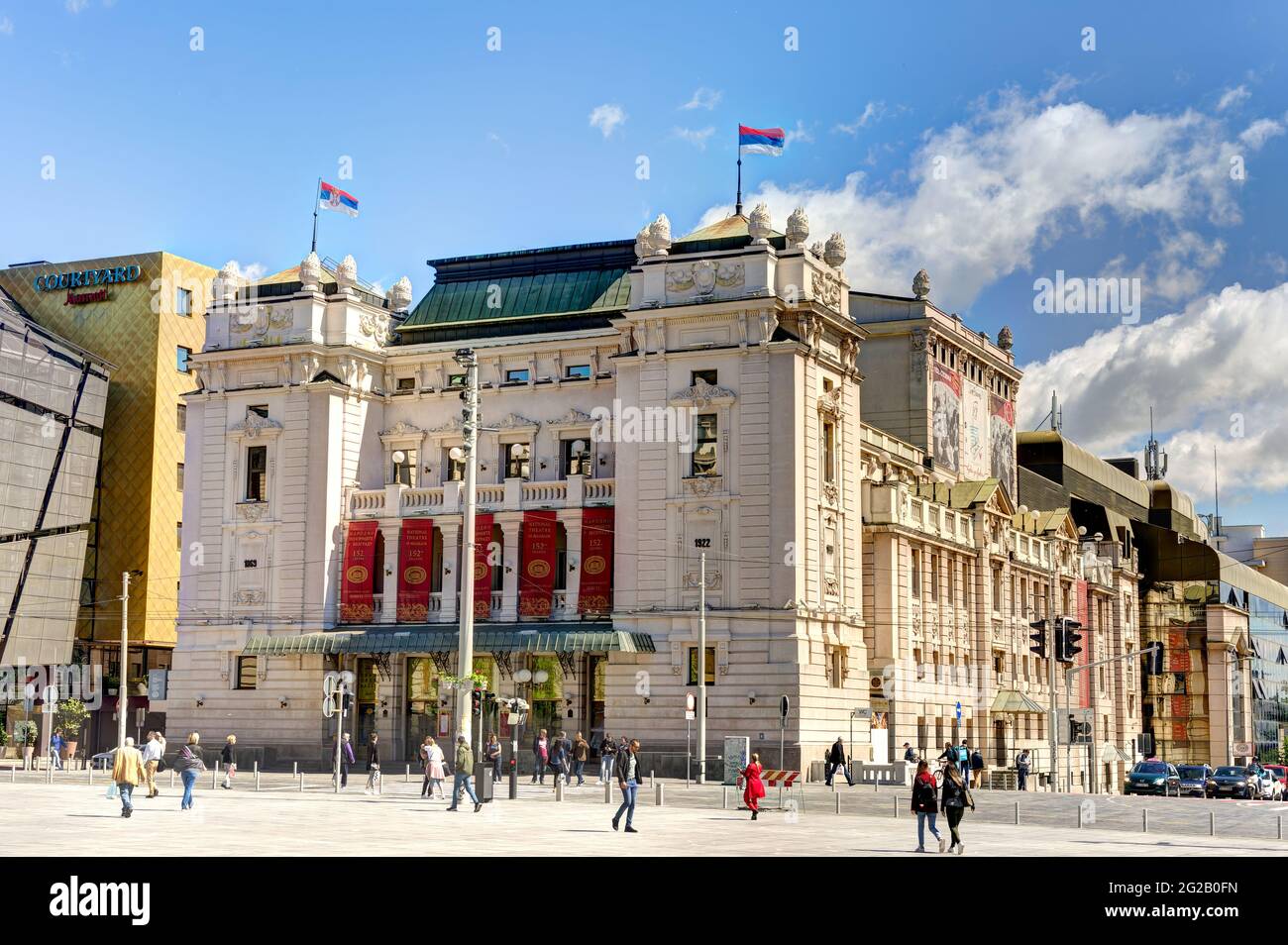 Belgrade landmarks, HDR Image Stock Photo - Alamy