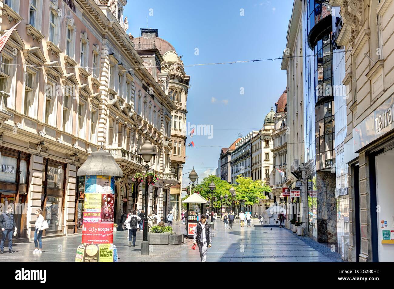 Belgrade landmarks, HDR Image Stock Photo - Alamy