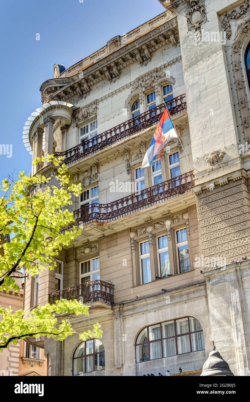 Belgrade landmarks, HDR Image Stock Photo - Alamy