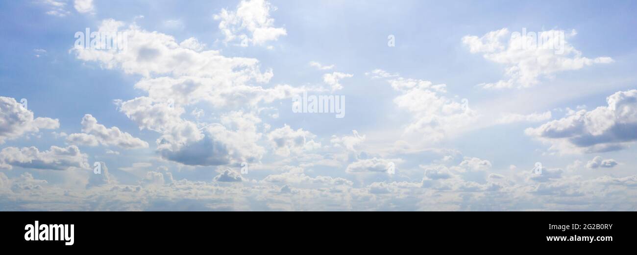 blue sky background with beautiful white cloud nature background, idea ...