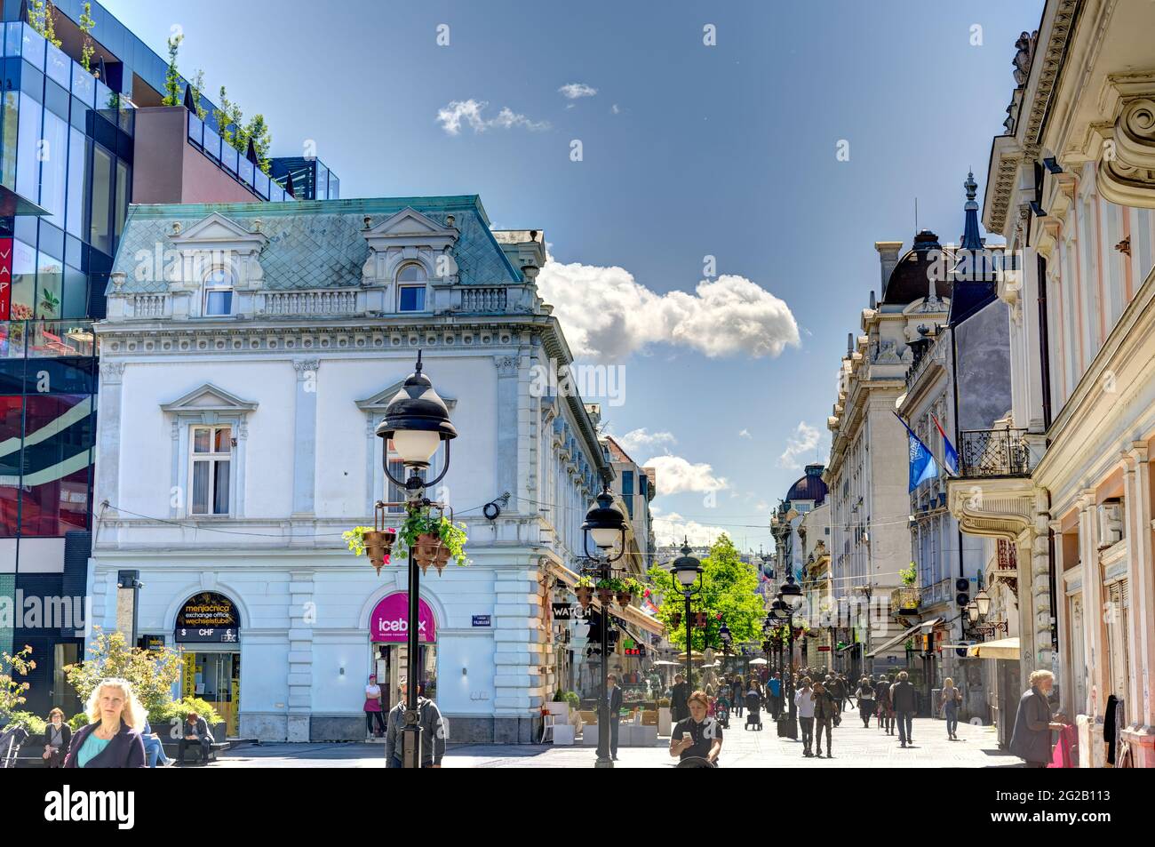 Belgrade landmarks, HDR Image Stock Photo - Alamy