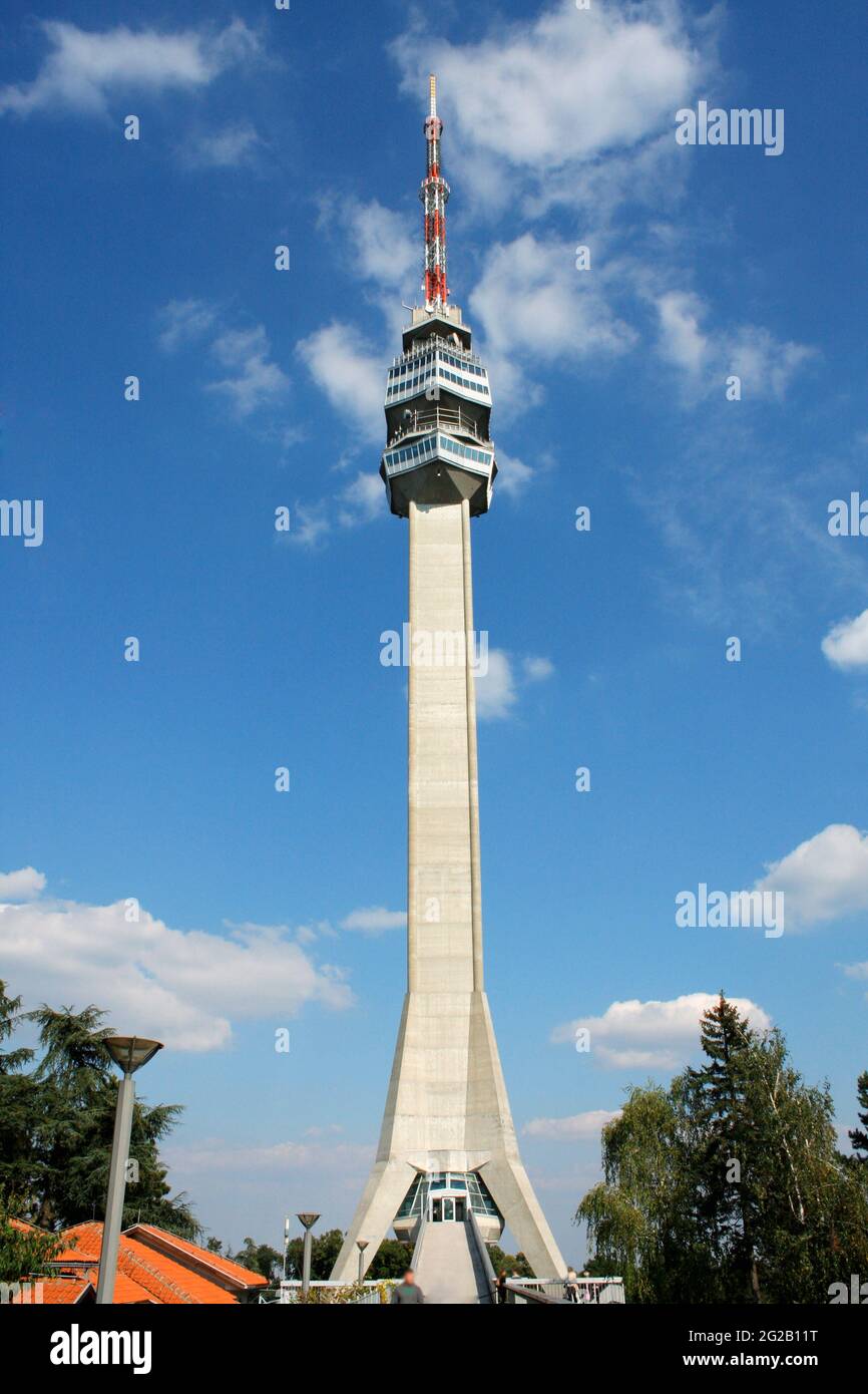 Belgrade serbia tv tower avala hi-res stock photography and images - Alamy